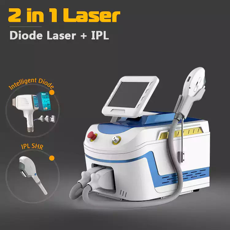 Portable Diode Laser IPL 2 in 1 Beauty Device