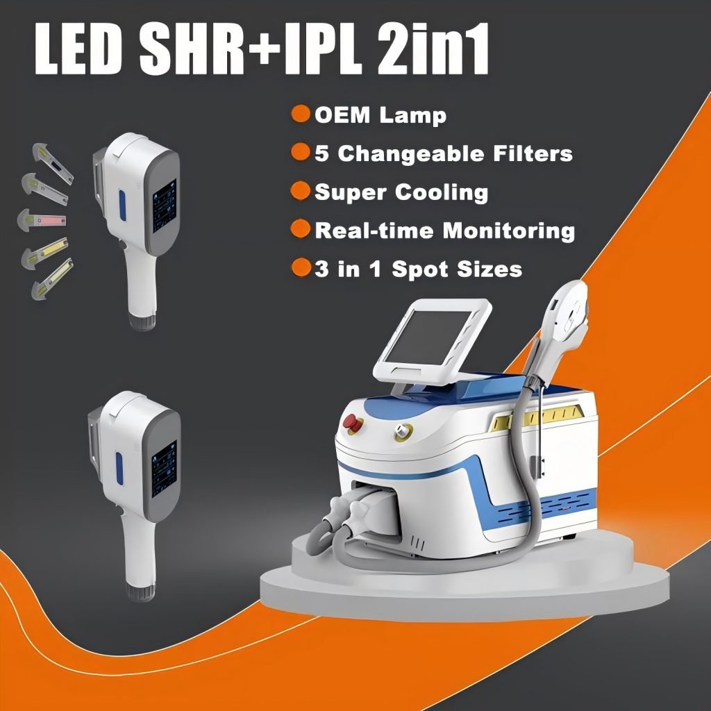Newest LED screen SHR IPL 2in1 machine